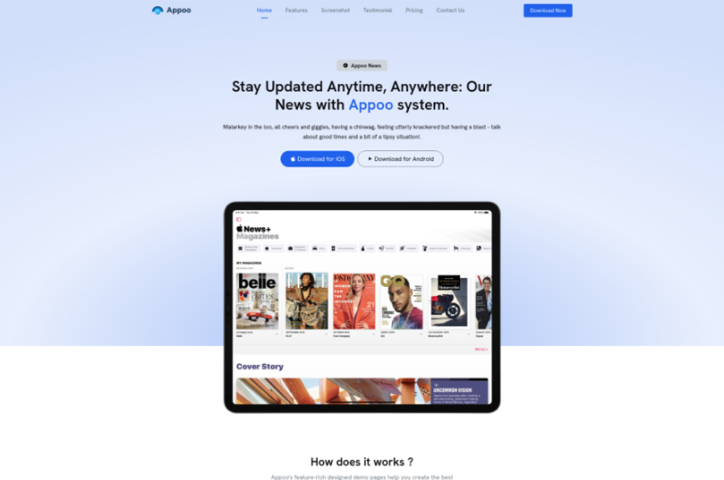 Appoo - Bootstrap 5 & Svelte App Landing Page HTML Template Appoo - Bootstrap 5 & Svelte App Landing Page HTML Template